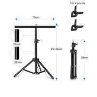 Review Stand Background Backdrop Photography T-Shape / Tiang Green ...
