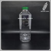 Review Botol Kick 1000ml 61gr tebal / Botol Plastik Kotak 1 liter ...