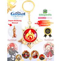 Review Keychain Vision Genshin Impact Acrylic Anemo Premium - PYRO ...
