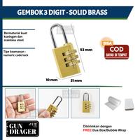 Jual Gembok Koper Solid Model & Desain Terbaru - Harga April 2024