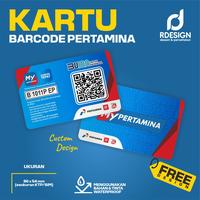 Review CETAK KARTU BARCODE MY PERTAMINA (BAHAN PVC ID CARD) - DESAIN 04 ...
