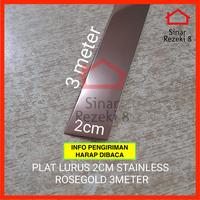 Jual Plat Stainless Gold Terlengkap - Harga Murah Januari 2025 & Cicil 0%