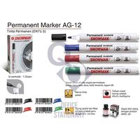 Jual Spidol Snowman Permanent Ag 12 Terlengkap - Harga Grosir & Murah ...