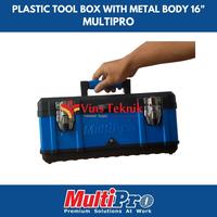 Review toolbox tool box plastik body besi 15.5inch MULTIPRO heavy duty ...