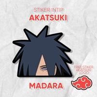 Review Stiker Intip Akatsuki Anime Naruto / Sticker Waterproof - Madara ...