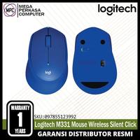 Jual Logitech Mouse M331 Blue Terbaru - Harga Murah Juni 2024 & Cicil 0%