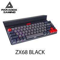 Review PARADOX GAMING MECHANICAL KEYBOARD GHOST ZX68 BLACK WIRELESS RGB ...