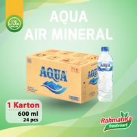 Aqua Botol 600 Ml 1 Dus - Harga Termurah - Pilihan Favorit