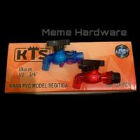 Review Kran pvc double drat KTS - Model segitiga | Tokopedia