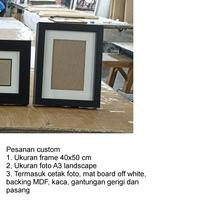 Review Bingkai A3 Putih/Hitam Frame Kayu Solid Pigura Foto -4a0xy ...