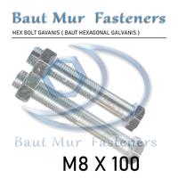 Review baut mur m8 x 100 / bmp m8 x 100 galvanis / bmp m8 x 100mm ...
