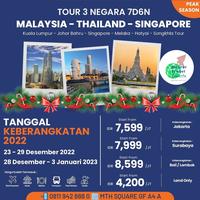Jual Tour 3 Negara Terlengkap - Harga Murah Mei 2024