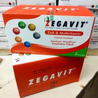 Jual Zegavit Multivitamin Zink 50 Tablet Murah - Harga Terbaru 2021