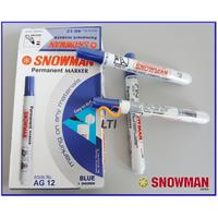 Jual Spidol Snowman Permanent Ag 12 Terlengkap - Harga Grosir & Murah ...