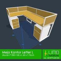 Jual Meja Kantor Letter L Terbaik - Harga Murah Maret 2024 & Cicil 0%