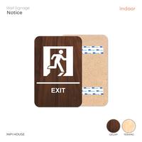 Review exit signage - pintu exit - papan tanda arah exit - wayfinding ...