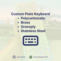 Review Custom Cetak Plate Mechanical Keyboard - Akrilik | Tokopedia