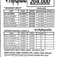 Jual Myrepublic Internet Terbaru - Harga Murah Juni 2024 & Cicil 0%