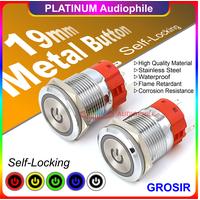 Review Metal Push Button Switch 19mm + logo | LOCK LATCHING | stainless ...