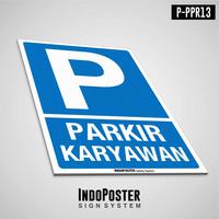 Review Stiker Safety Sign PVC Rambu Parkir Karyawan | Tokopedia