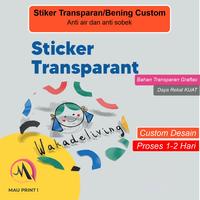 Jual Cetak Stiker Bening Terlengkap - Daftar Harga Mei 2024 & Cicilan 0%