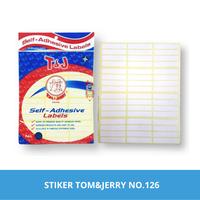 Review Stiker Label / Sticker Label Tom & Jerry - No.126 | Tokopedia