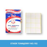 Review Stiker Label / Sticker Label Tom & Jerry - No.102 | Tokopedia