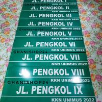 Jual Plang Nama Terlengkap - Harga Grosir & Murah Juni 2024