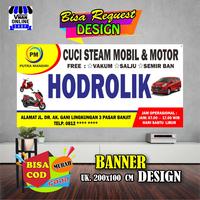 Jual Banner Cuci Motor Terlengkap - Harga Murah April 2024 & Cicil 0%