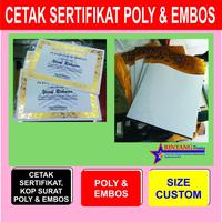 Jual Cetak Piagam Terlengkap - Harga Murah & Grosir April 2025