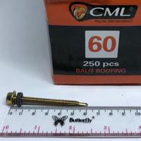 Review BAUT ROOFING 12x 60 / 6 CM BAUT BAJA RINGAN SEKRUP SKRUP ATAP ...