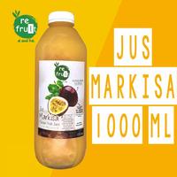 Review Jus Markisa ( Passion Fruit Juice ) refruit 1 Liter - Gula 100% ...