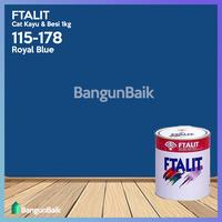 Review Kansai FTALIT 178 Royal Blue 1kg / Cat Kayu dan Besi FTALIT 115 ...
