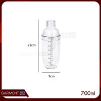 Review Shaker Botol Plastik Pengocok Minuman Cocktail 350ml 550ml 750ml ...