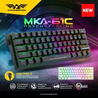 Review KEYBOARD MECHANICAL GAMING ARMAGGEDDON MKA-61C PSYCHSTARLING ...