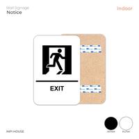 Review Produk - exit signage - pintu exit - papan tanda arah exit ...