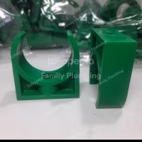 Review KLEM CLAMP PIPA PIPE PPR AIR PANAS DINGIN CONDUIT LISTRIK 20mm 1 ...