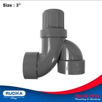Review p trap 3 inch rucika pvc/ p-trap pvc rucika 3 inch /pcs | Tokopedia