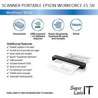 Jual Scanner Epson Es 50 Terlengkap - Daftar Harga Mei 2024 & Cicilan 0%