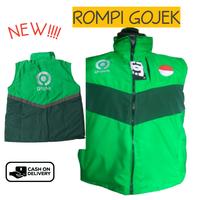 Jual Rompi Gojek Logo Baru Model & Desain Terbaru - Harga Juni 2024