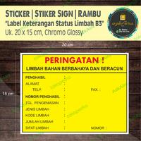Jual Stiker B3 Terlengkap - Harga Grosir & Murah Juni 2024