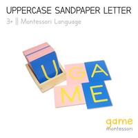 Review Produk - Montessori Language Sandpaper Letter Uppercase ...