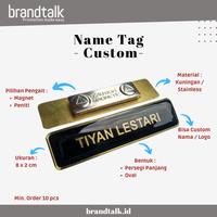 Jual Name Tag Stainless Terlengkap - Harga Grosir & Murah April 2025