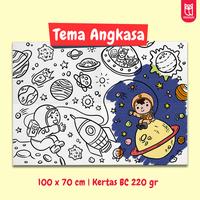 Review Giant Coloring Sheet/Kertas Mewarnai Jumbo/Raksasa/Big Coloring ...
