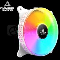 Review Paradox HYPERSONIC 120 White Rainbow LED Gaming Fan Case - Putih ...