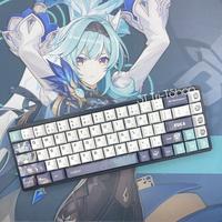 Review Keycaps 128 Set Cherry PBT Genshin Impact Eula Waifu Japanese ...
