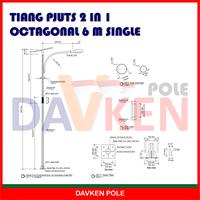 Jual Tiang Octagonal Terlengkap - Harga Murah Desember 2024