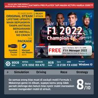 Review F1 2022 F1 22 PC STEAM GAME ORIGINAL Champion Edition | Tokopedia