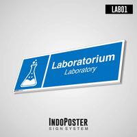 Review Safety Sign K3 PVC Laboratorium | Tokopedia