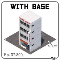 Review Diorama Papercraft Building -Studio Building- - Dengan Base ...